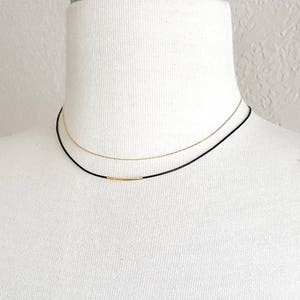 Curved Gold Bar Choker,choker,layering Choker,gold Layering Choker,gold ...