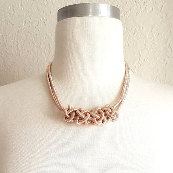Knot Rope Necklace - Etsy