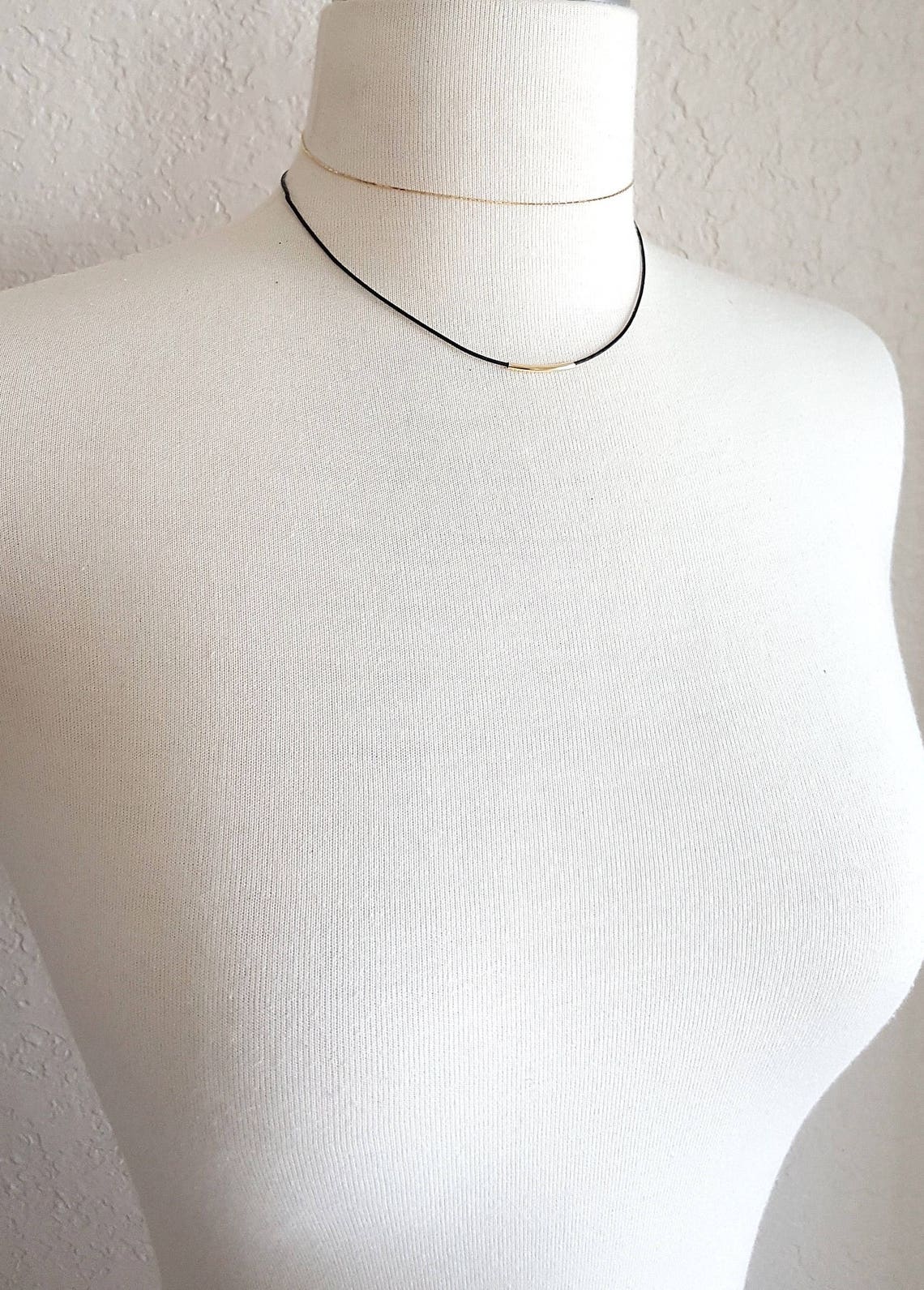Curved Gold Bar Choker,choker,layering Choker,gold Layering Choker,gold ...