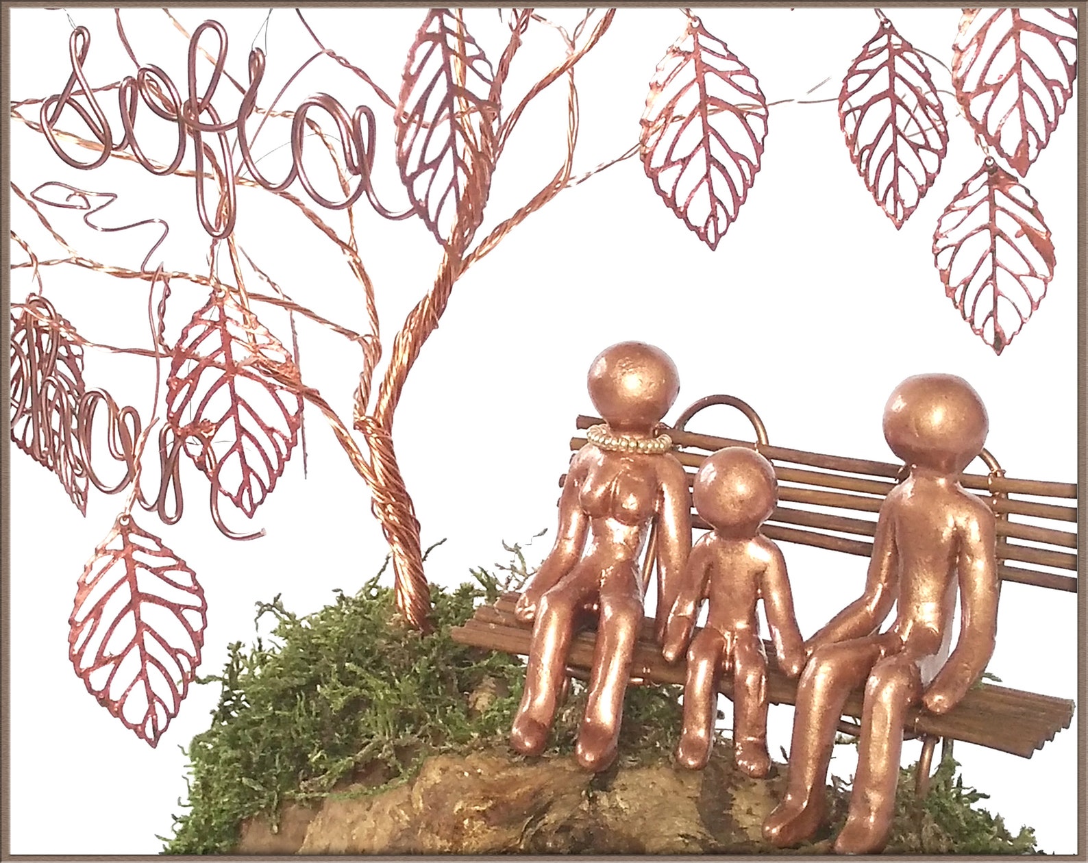 7th Anniversary Gift Men 7 Year Her Him Copper Tree Life | Etsy