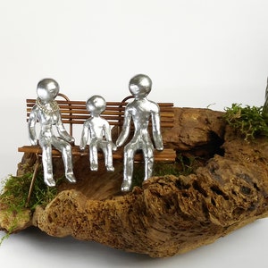 Steel 11th Anniversary Personalized Wire Family Tree Sculpture Custom ...