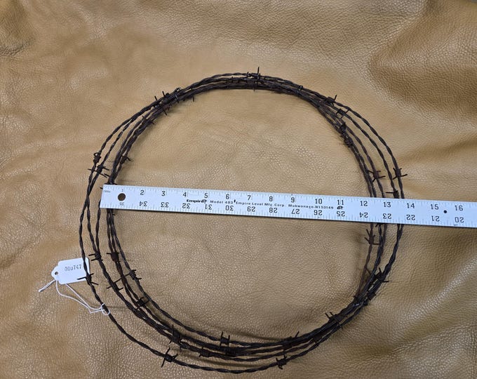 Genuine Barbed Wire Wreath - Etsy