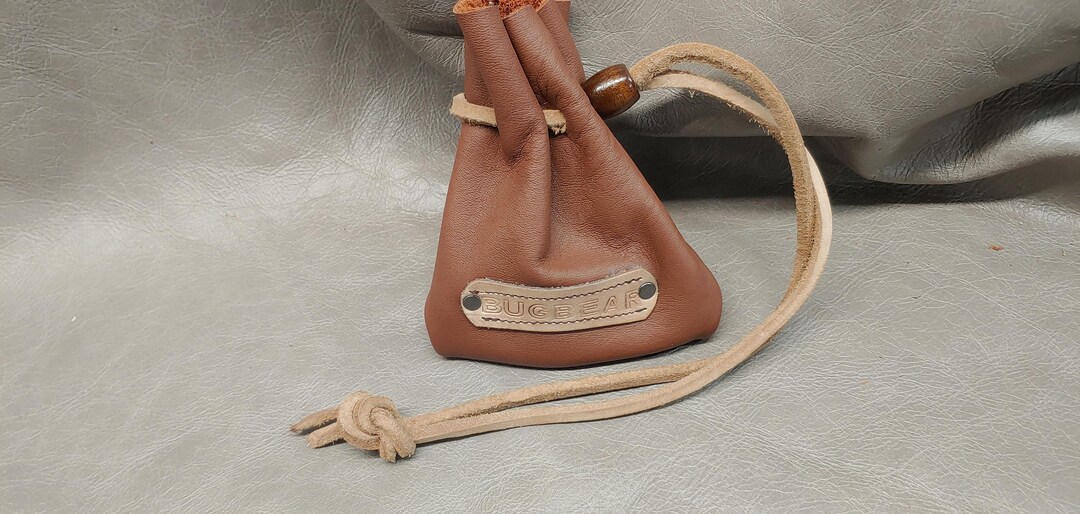 Genuine Leather RPG Themed Dice Pouch/mini Fig. Pouch, Bugbear - Etsy