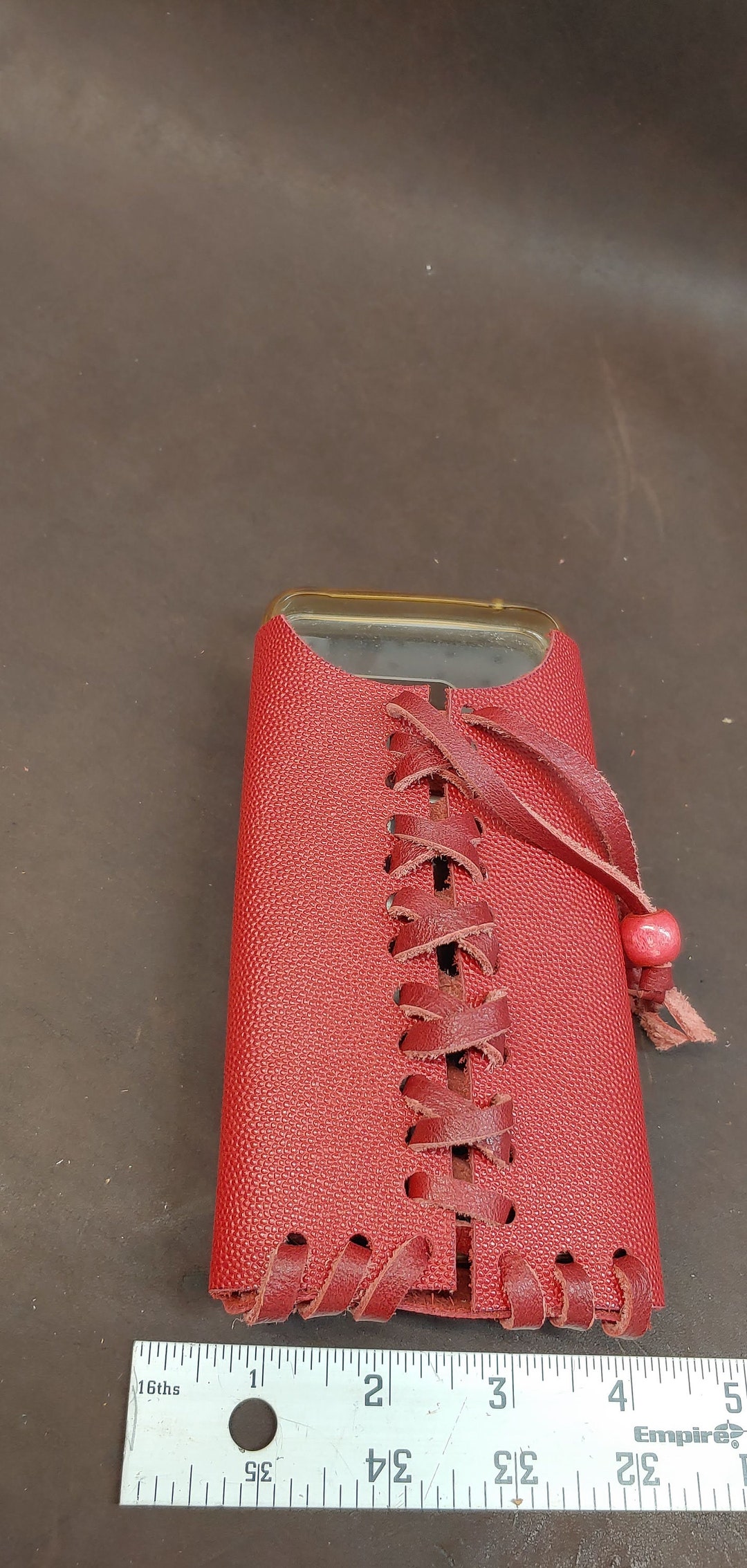 Handmade Genuine Leather Medieval Cell Phone Case - Etsy