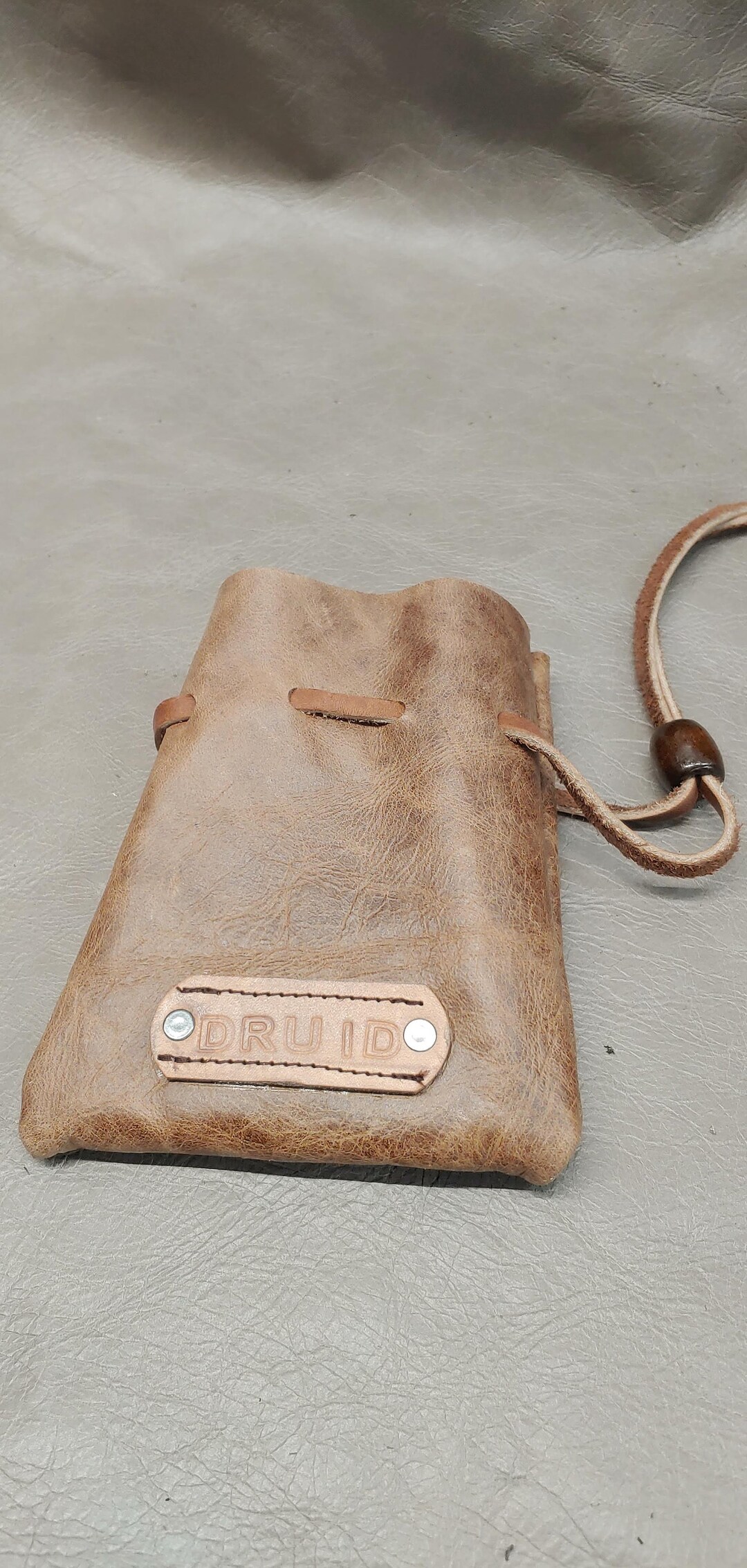 Genuine Leather RPG Themed Dice Pouch/mini Fig. Pouch - Etsy