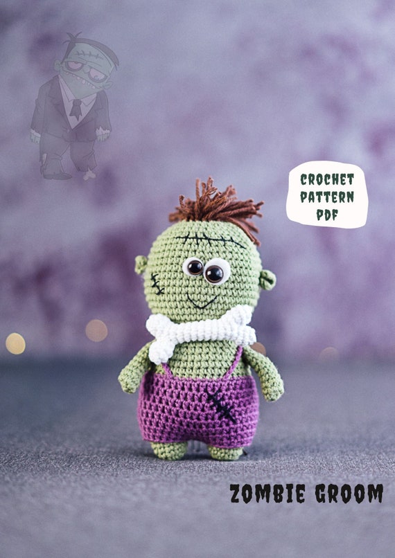 Little Zombie Crochet Pattern Zombie Groom Crochet Zombie - Etsy