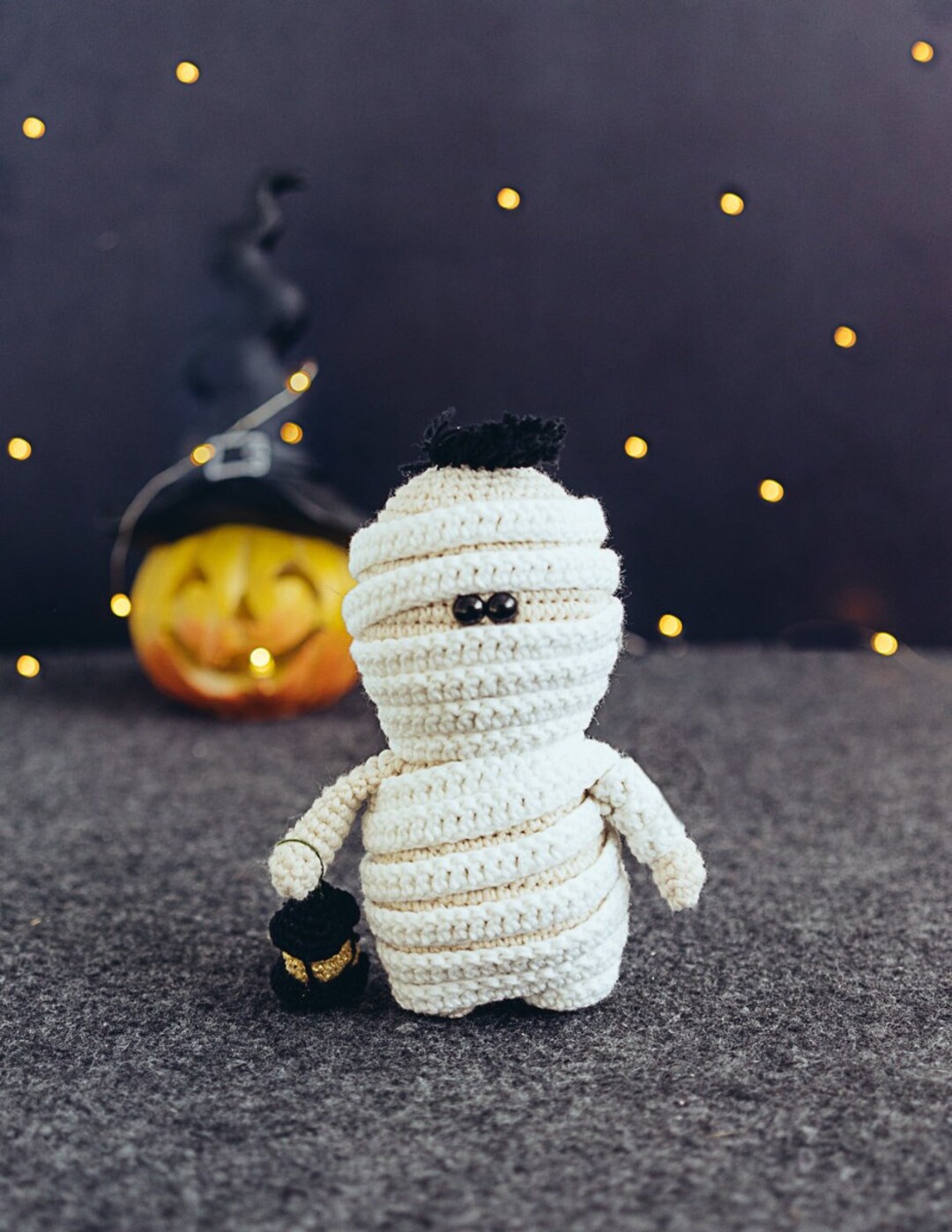 CROCHET PATTERN Little Mummy, Crochet Mummy, Amigurumi Mummy Pattern ...