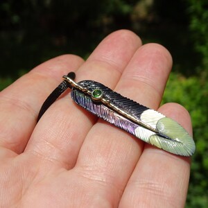Carved Black Iridescent Pinna Shell , Golden MOP 14k Yellow Gold ...