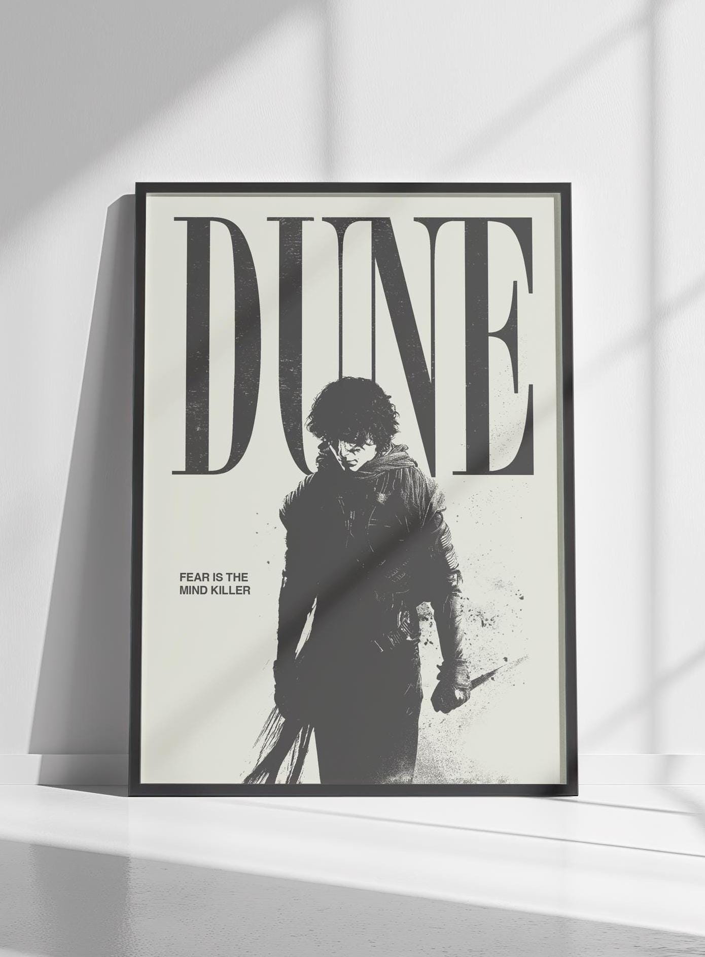 Dune Poster, Minimalist Movie Poster, Printable Wall Art, Timothee ...