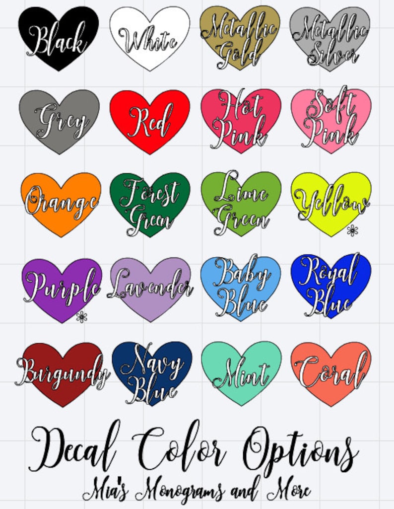 Car Monogram Decal Custom Bumper Sticker Personalized With Your ...