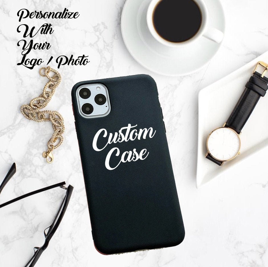 Custom Personalized Brand Logo Picture Iphone Case Black - Etsy