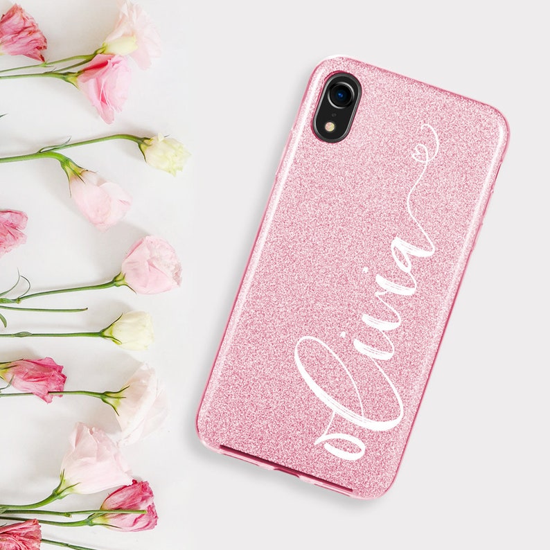 IPhone 11 case Personalized iPhone 11 Pro Max case Pink iPhone | Etsy