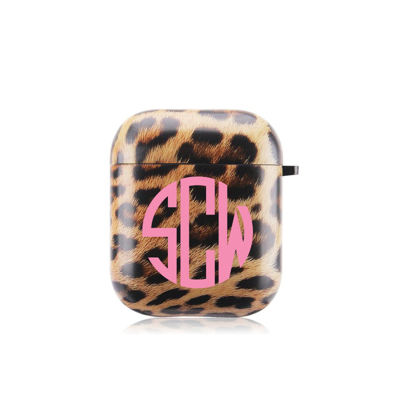 Monogram Airpod Case With Keychain Airpod 1 Airpod 2 Cute Air - Etsy