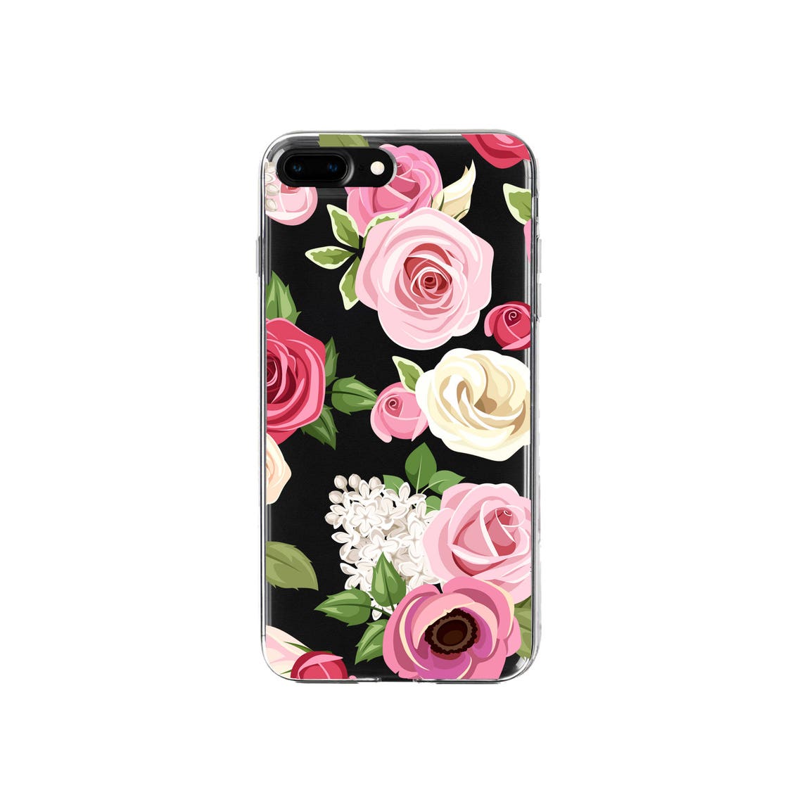 Iphone 11 Case Rose Floral Iphone 12 Case Iphone 12 Pro Max - Etsy