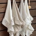 Linen Ruffle Tea Towel, Rustic Style Towels, Hand Towel With Ruffles ...