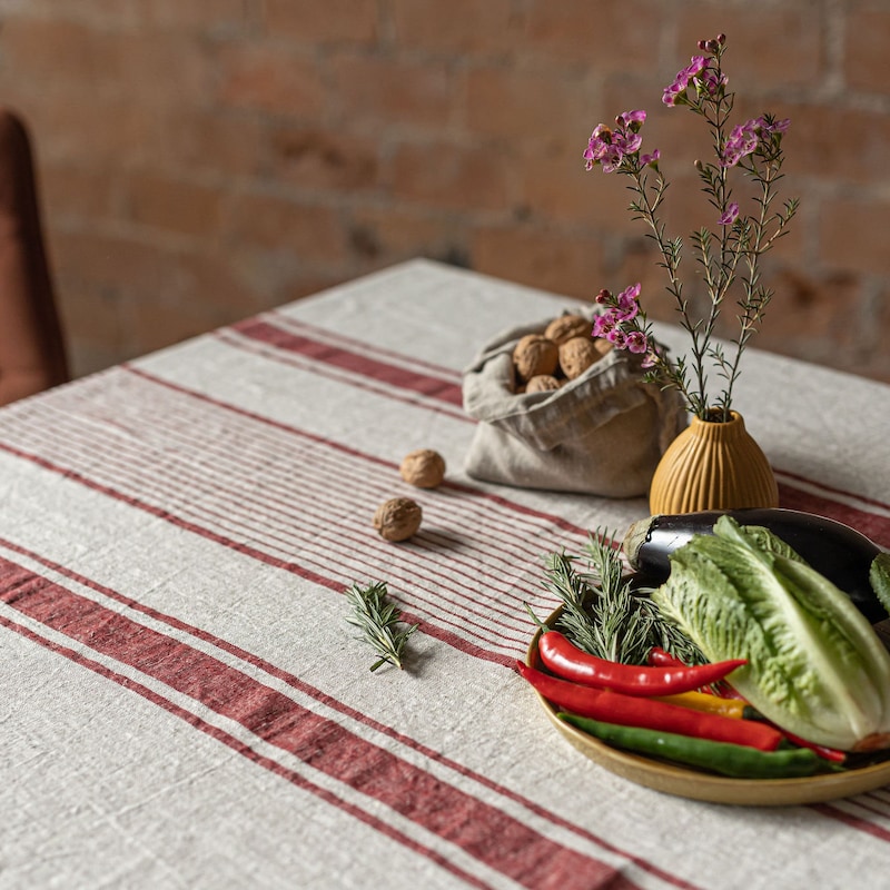 Farmhouse Tablecloth - Etsy