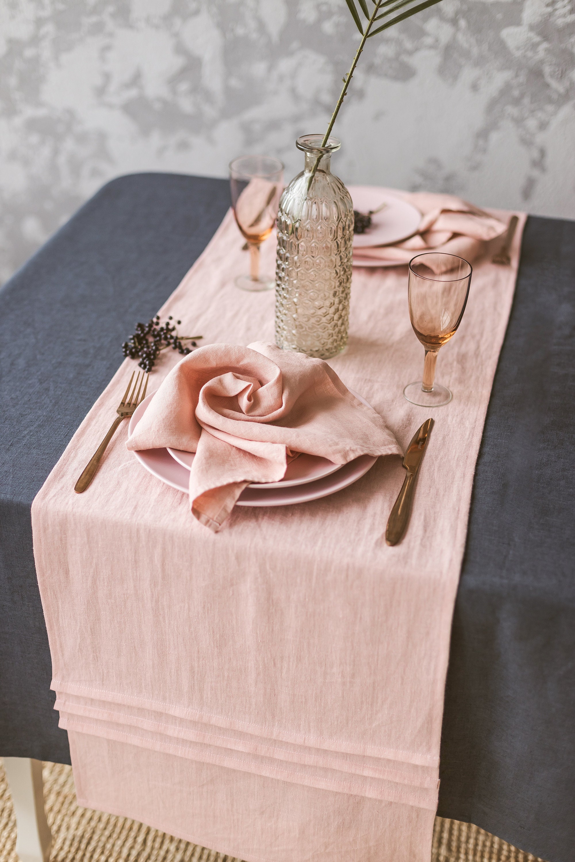 Linen Napkins 27 COLORS Dusty Pink Linen Napkins Dusty Pink - Etsy Ireland