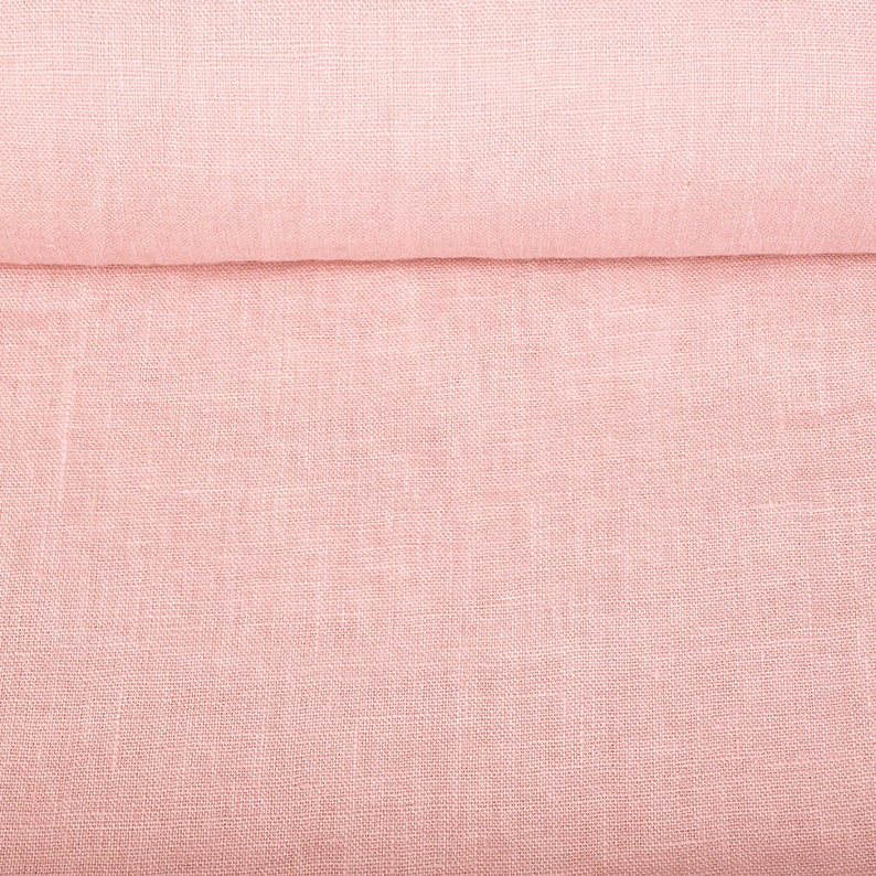 Dusty pink Linen fabric by the yard by the meter softened pure | Etsy Dusty pink Linen fabric by the yard by the meter softened pure | Etsy