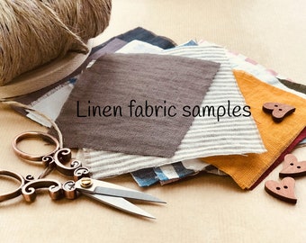Linen Fabric Samples | Etsy