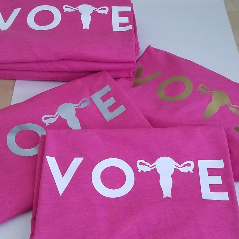 VOTE Women's Reproductive Rights T-Shirt Limited Edition | Etsy