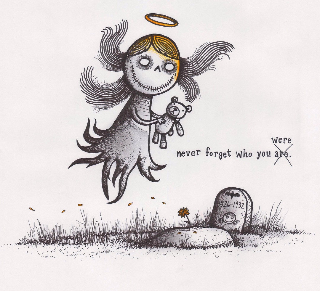 Never Forget Who You Were - Print - Etsy