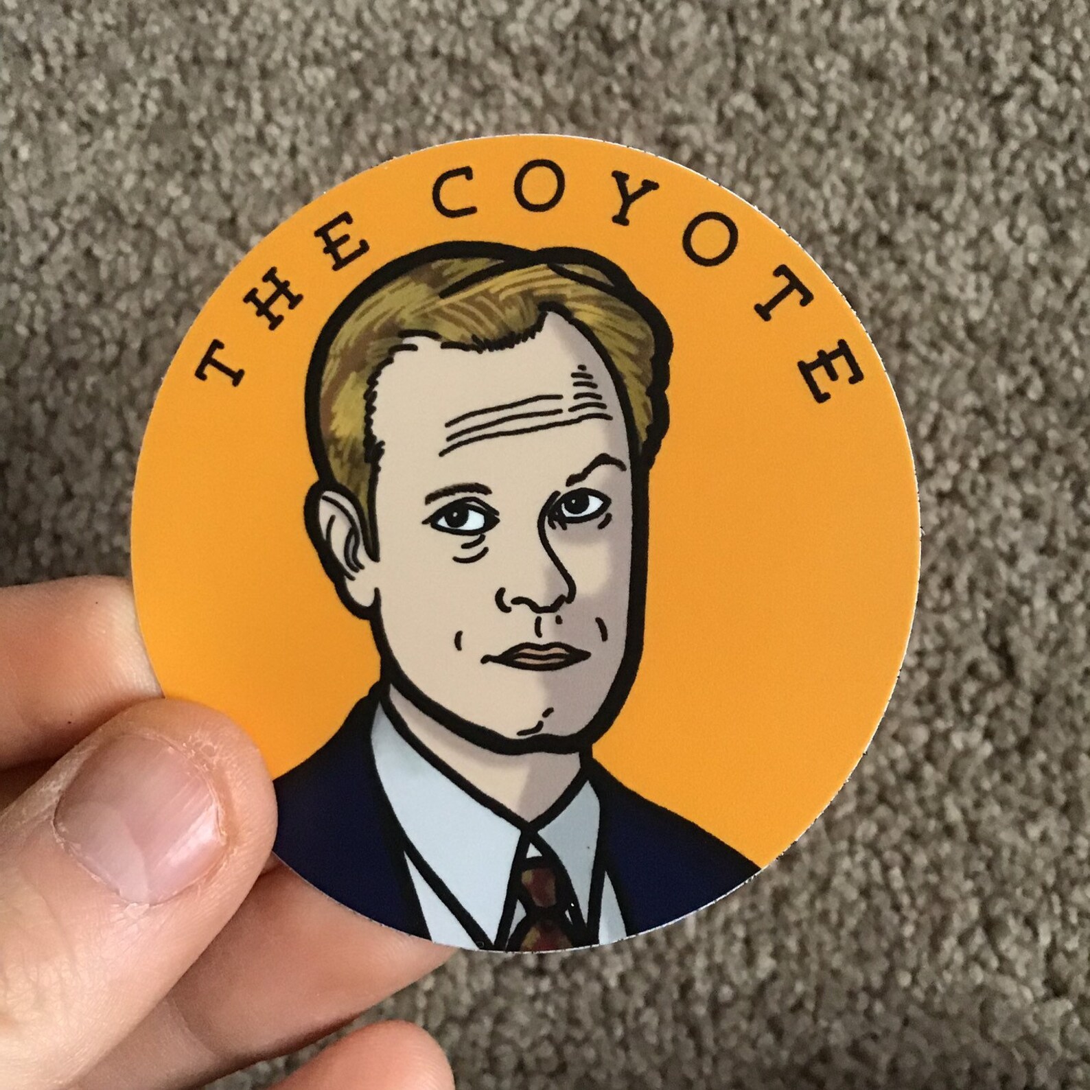 The Coyote sticker | Etsy