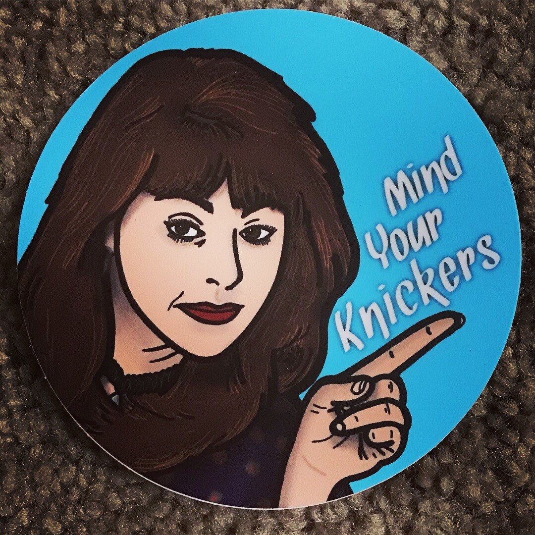 Mind Your Knickers - Sticker - Etsy