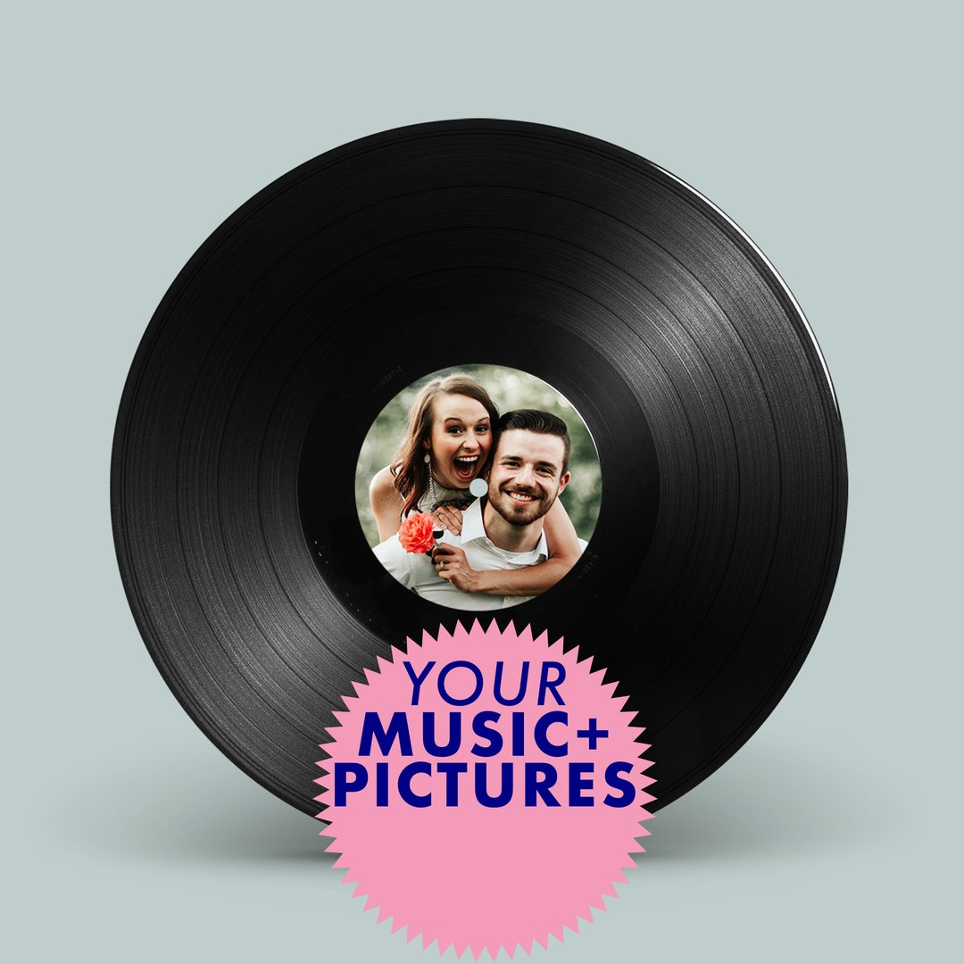 Custom Vinyl Record: Personalized Music & Photo Gift - Etsy