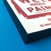 Vintage Hoboken Paint Wet Paint Sign - Mounted & Ready to Hang! - Etsy