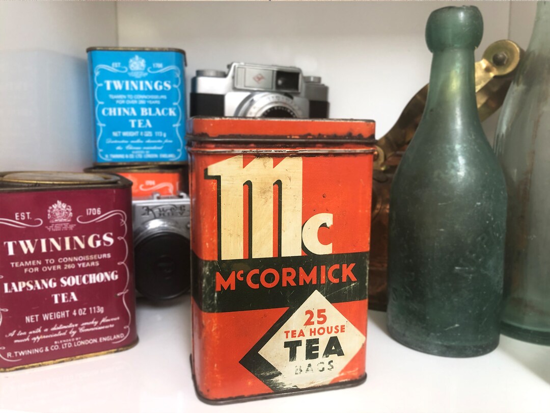 Vintage Mccormick Tea Tin - Etsy