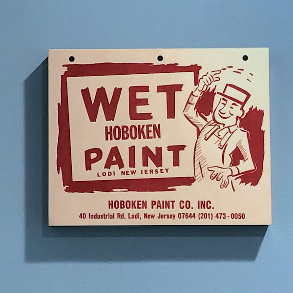 Wet Paint Sign - Etsy