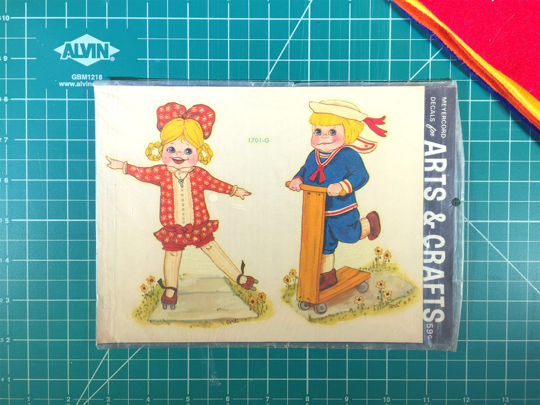 Vintage Water Slide Decals Kids Games Pumpkin Wagon - Etsy