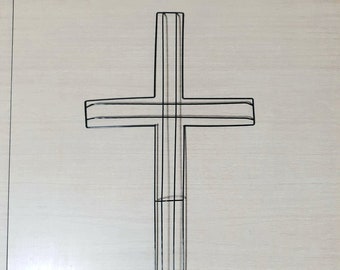 Burlap Cross Wreath - Etsy