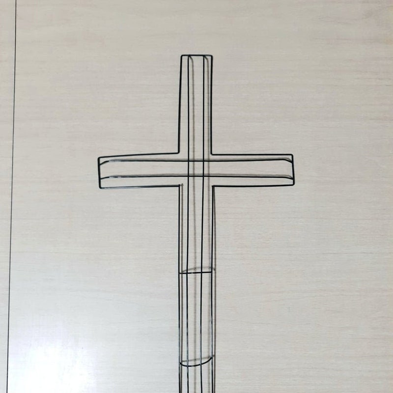 Burlap Cross Wreath - Etsy