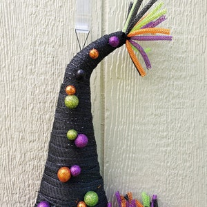 Halloween Witch Hat Autumn Wreath October Birthday Best Selling Gift ...