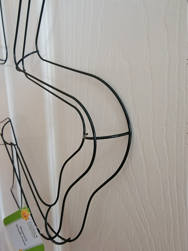 Shamrock Shaped Wire Wreath Form Metal Wreath Frame DIY Wreath - Etsy