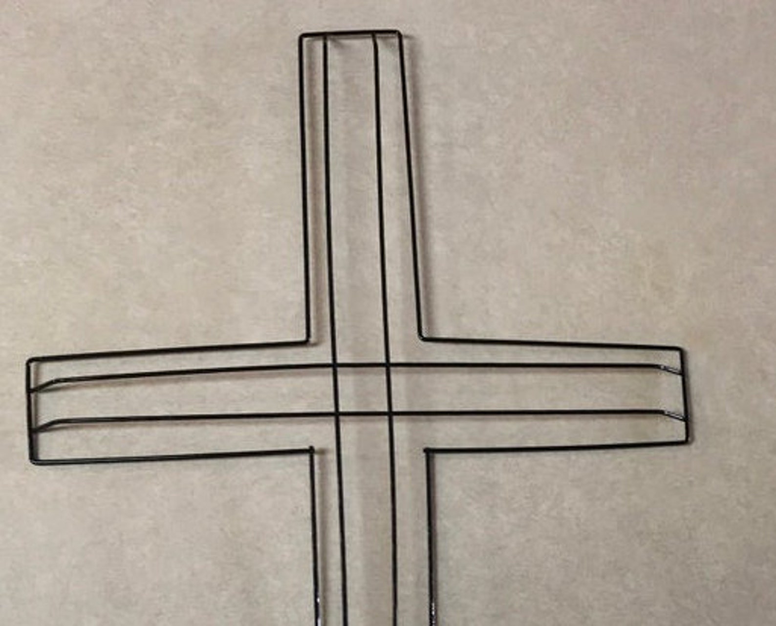 24x12 Cross Shaped Metal Wreath Form DIY Wreaths - Etsy