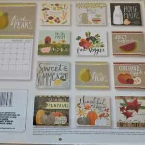 Country Style 2022 Wall Calendar and Farmhouse Signs Bundle - DIY Craft ...