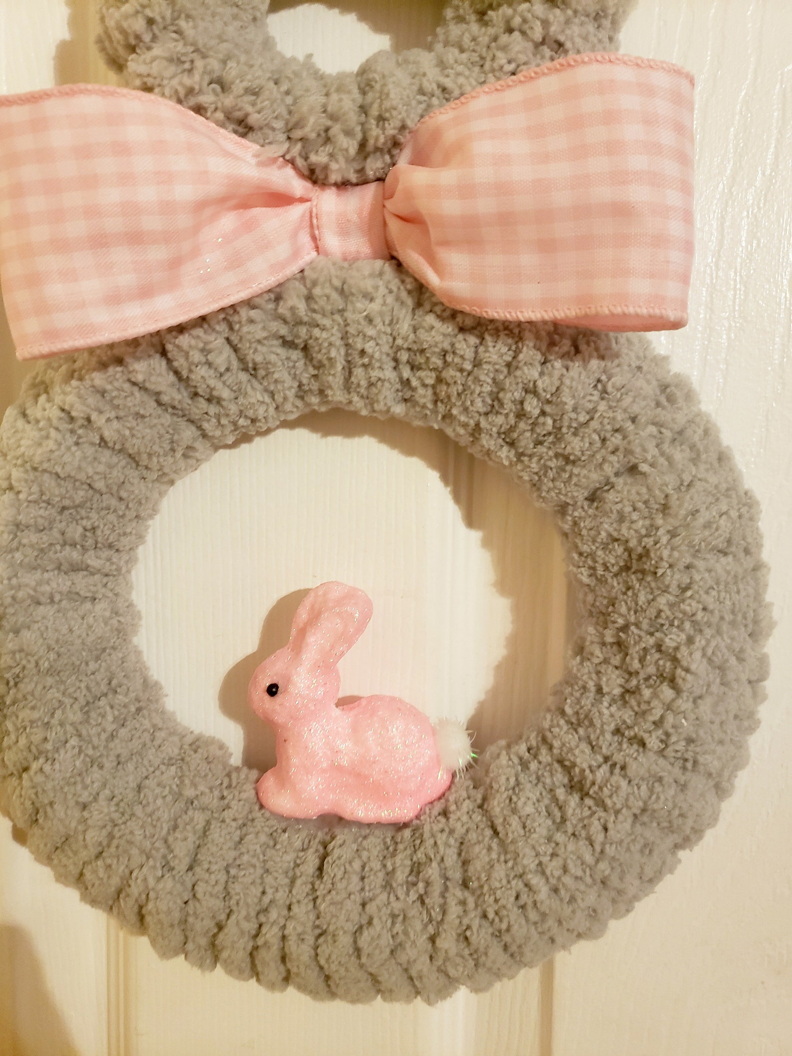 Easter Wreath Bunny Wreath Easter Bunny Decor Easter | Etsy