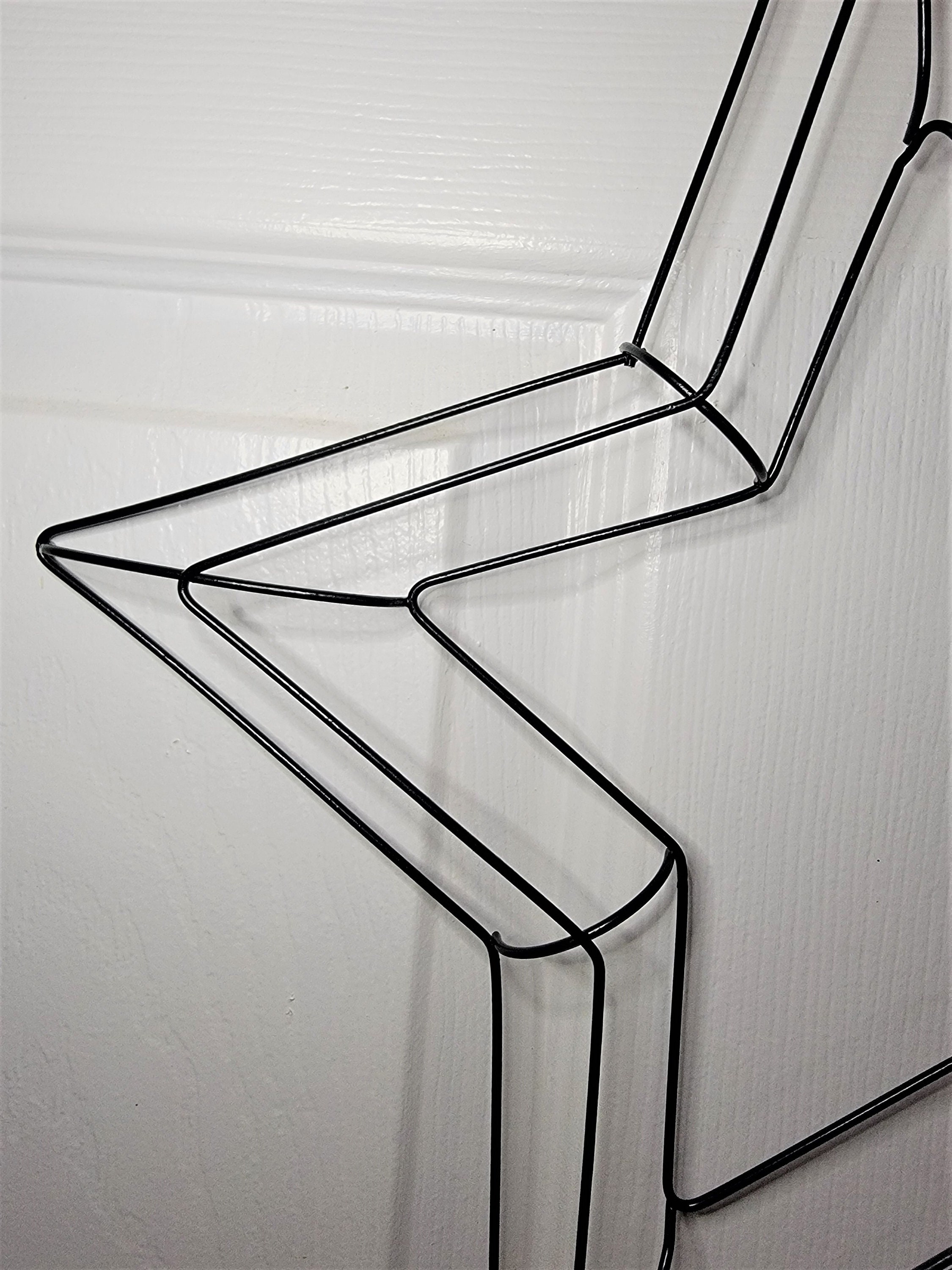 Star Wreath Form Metal Frame Wire DIY Deco Mesh Burlap Door Wreath ...