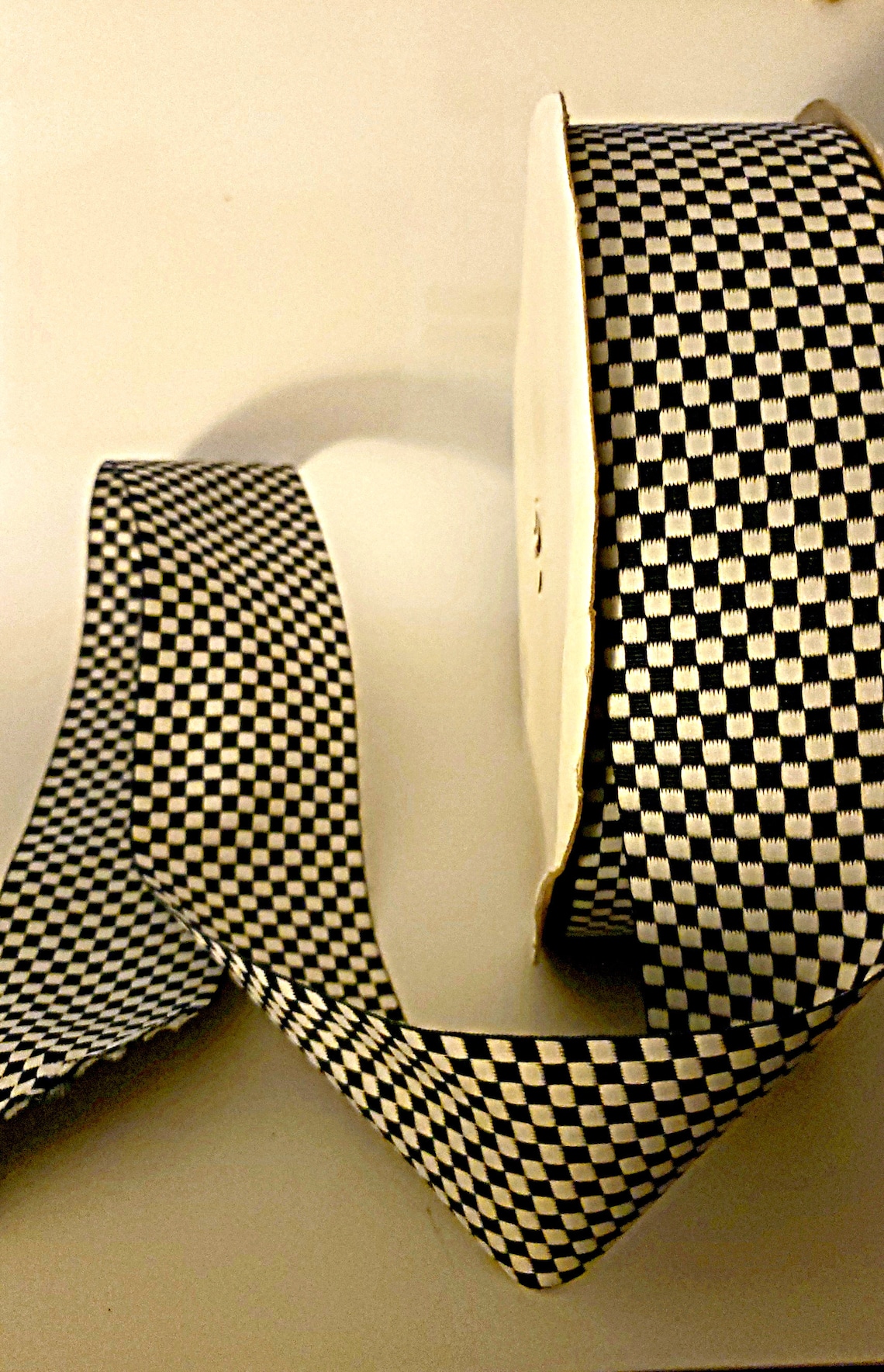 2 1/4 X 10 Yds Navy Blue Checked Ribbon Hat Band Ribbon - Etsy