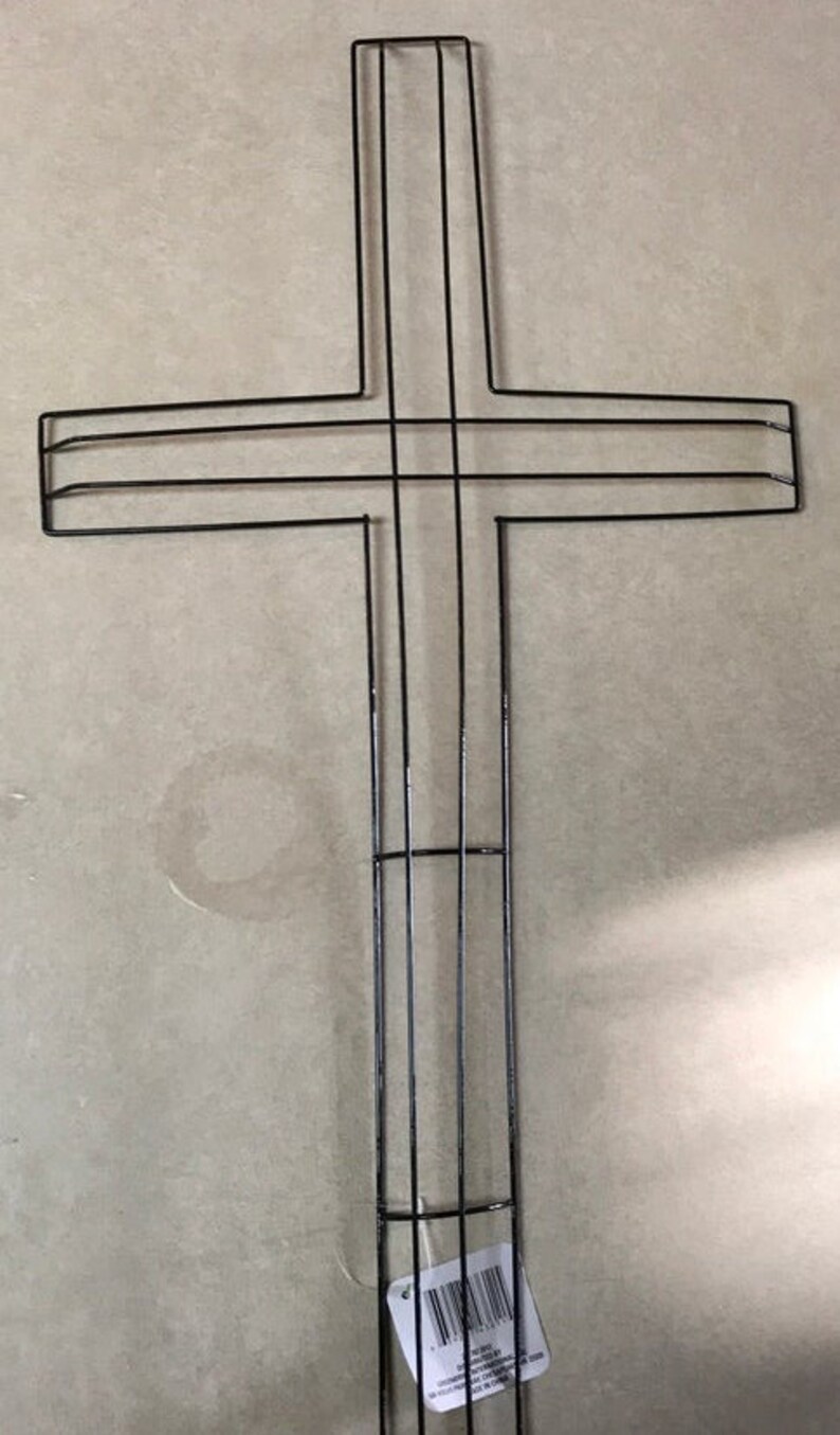 24x12 Cross Shaped Metal Wreath Form DIY Wreaths - Etsy