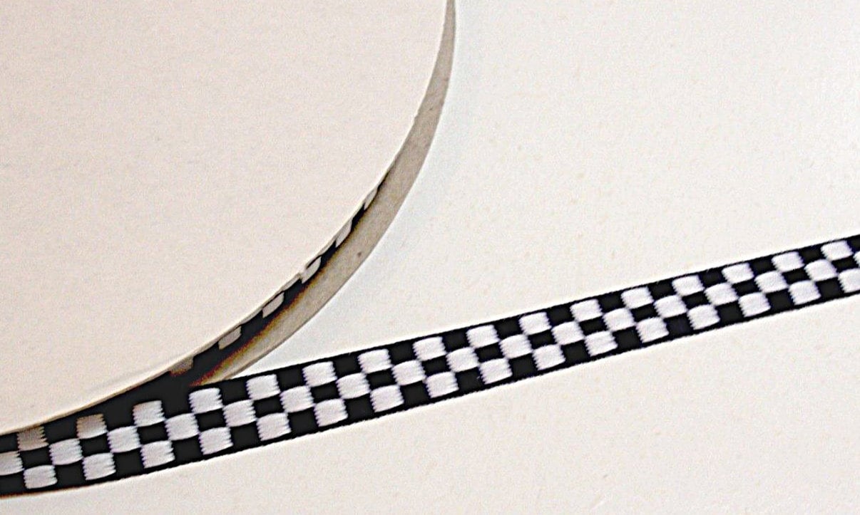 3/8 x 10 yds Navy and White Checkerboard Ribbon Race Car | Etsy