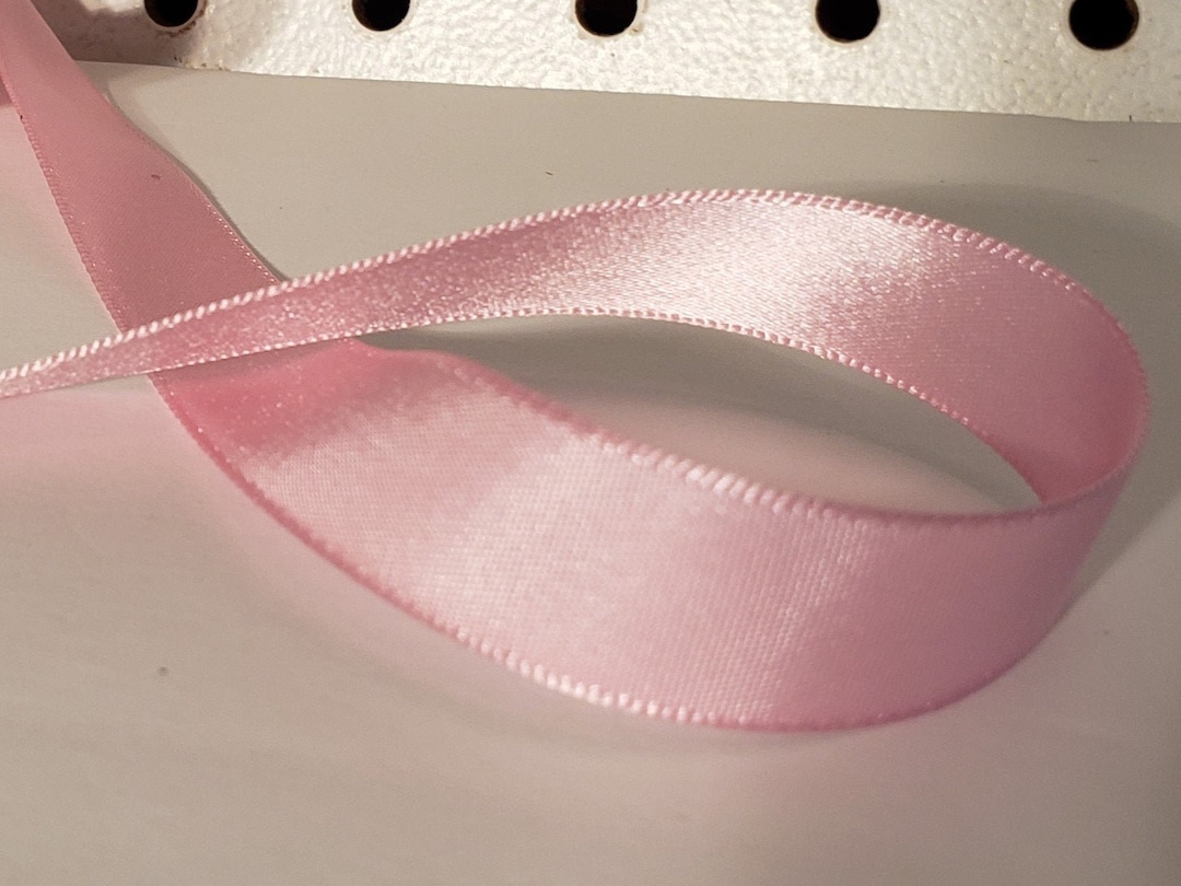 5/8" X 10 Yds Pink Double Faced Satin Ribbon DIY Pink Wedding Decor ...