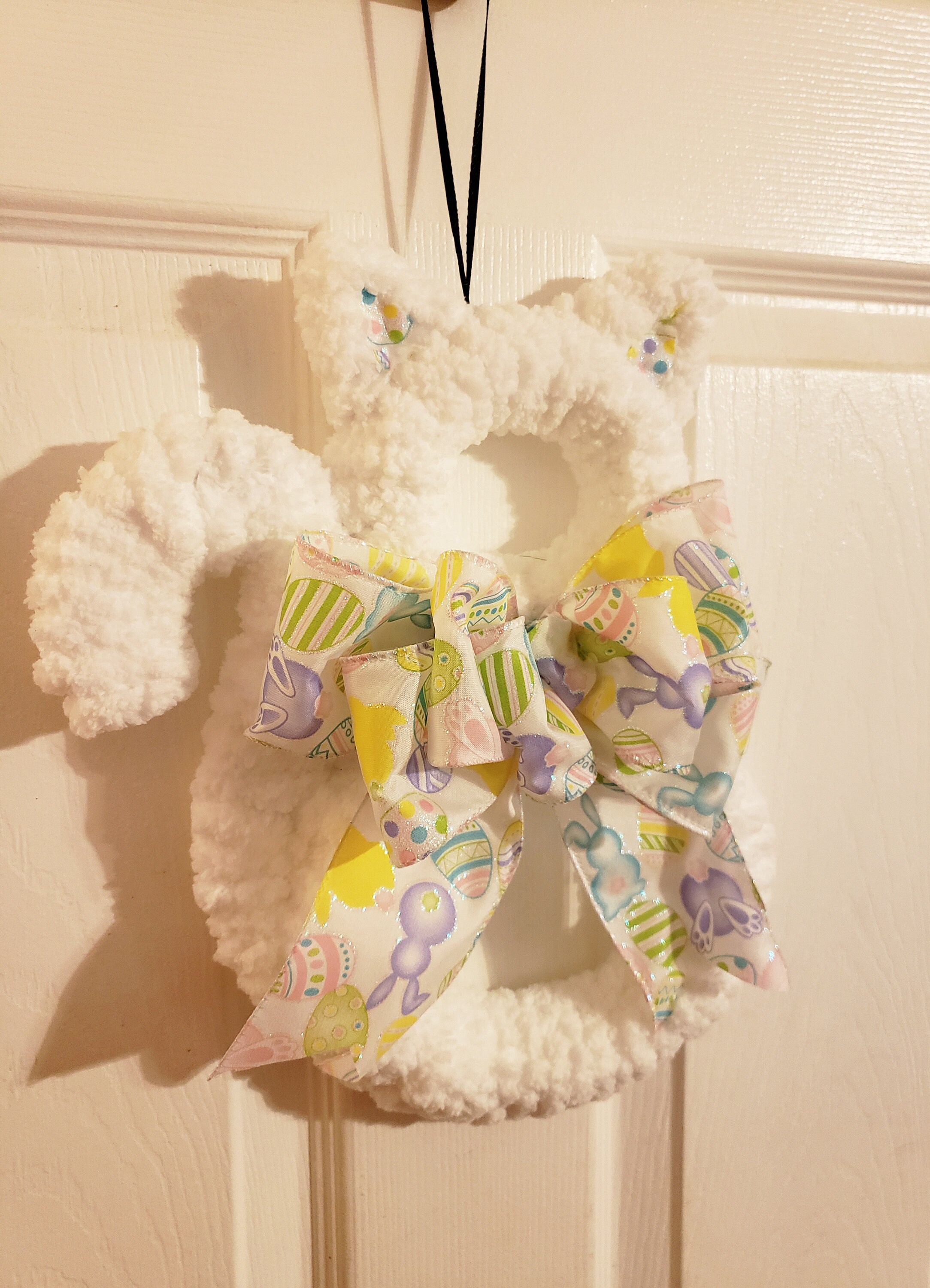 Cat Spring Wreaths for Front Door Easter Cat Door Hanger Cat | Etsy