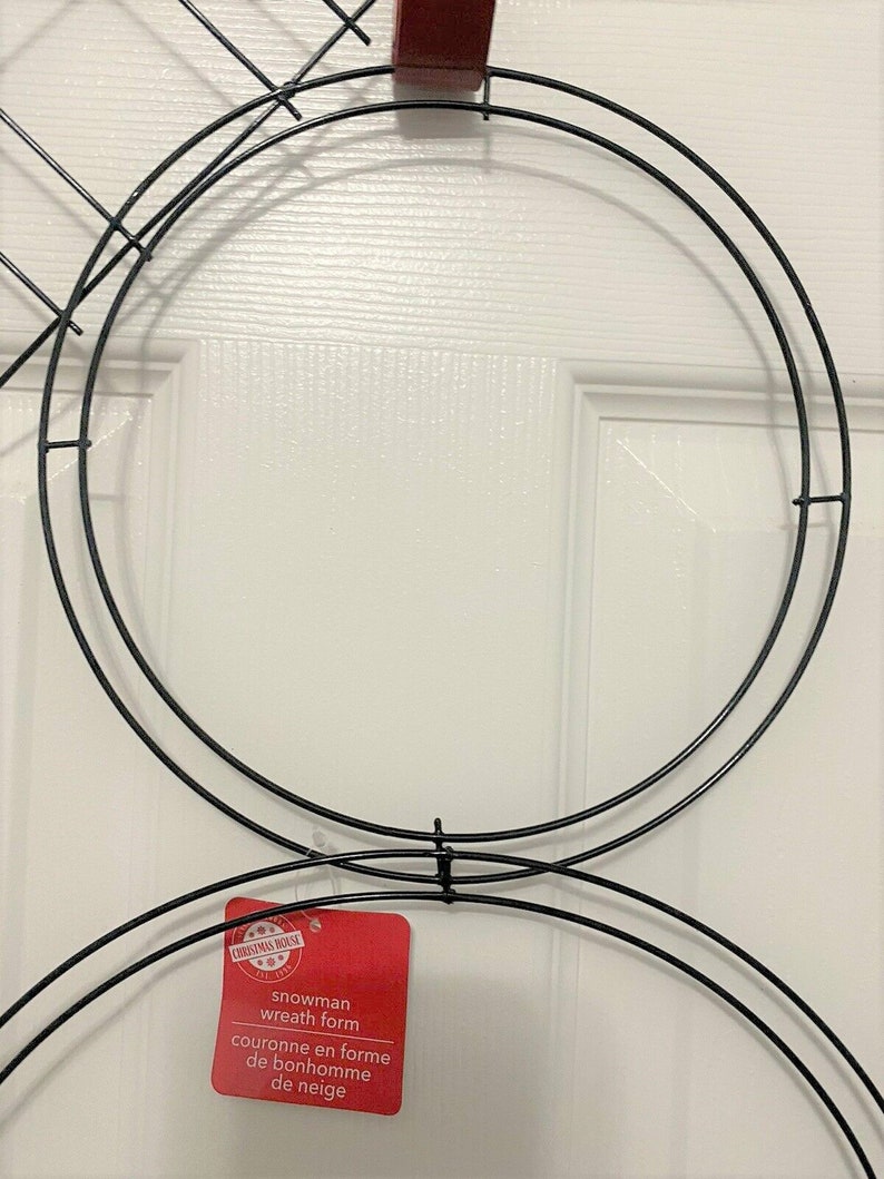 23 X 18 Snowman Shaped Metal Wreath Form Wire Frame for | Etsy