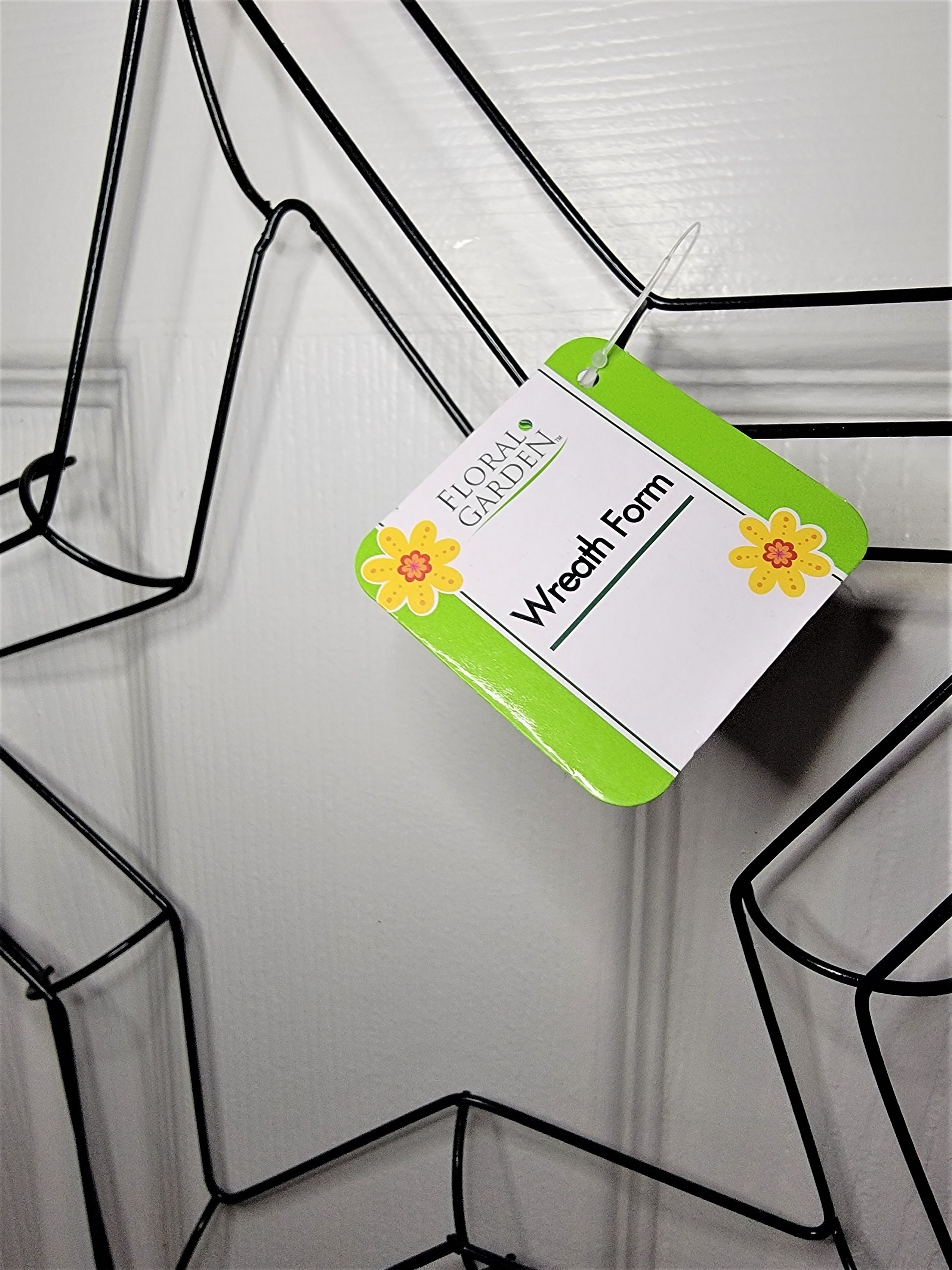 Star Wreath Form Metal Frame Wire DIY Deco Mesh Burlap Door - Etsy