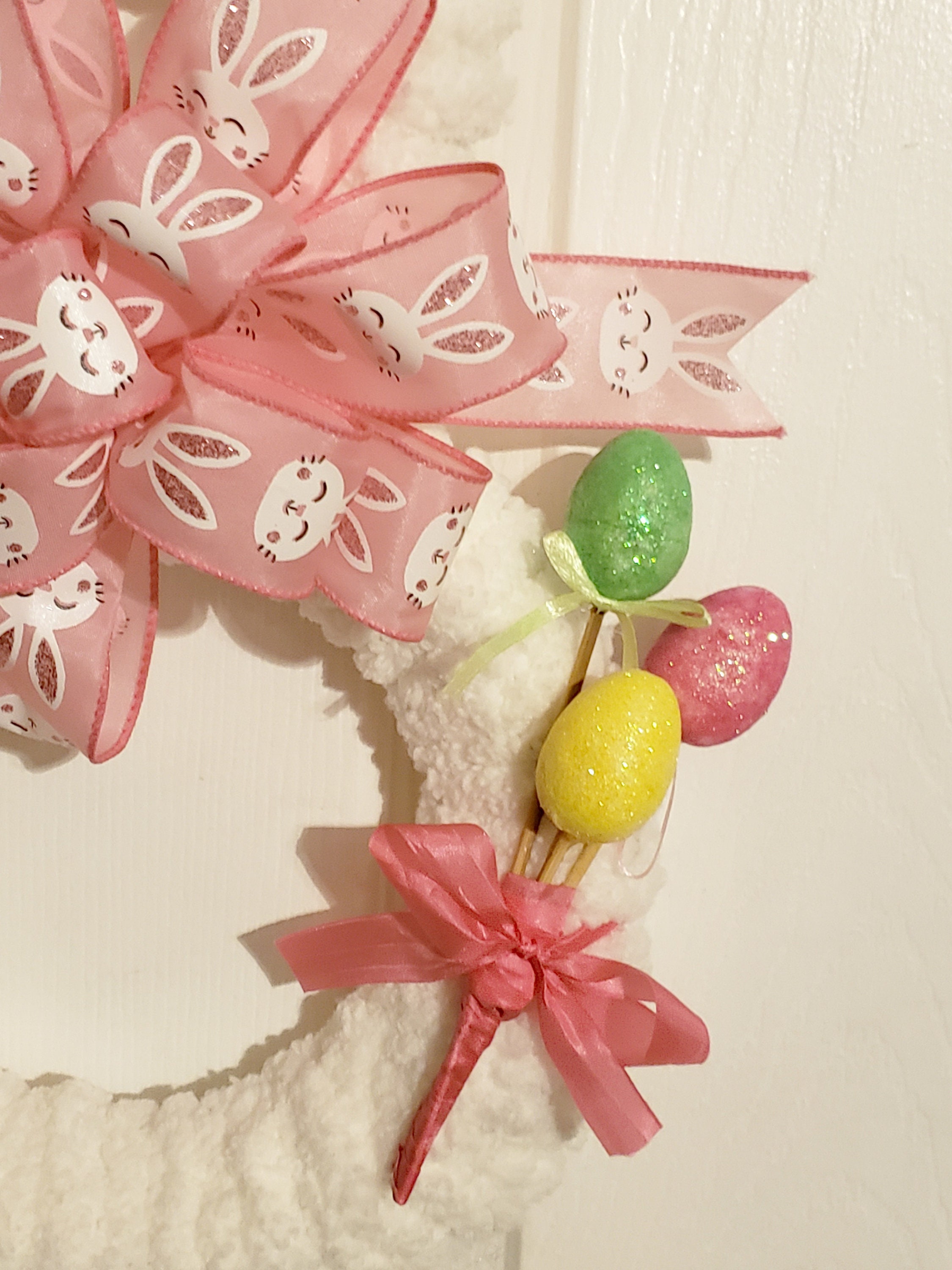 Easter Wreath Bunny Wreath Easter Bunny Decor Easter | Etsy