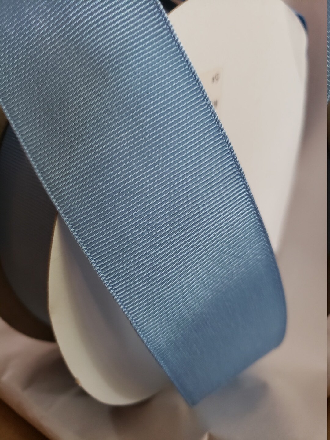 1 1/4 X 15 Yds Baby Blue Ribbon Project Grosgrain Rayon Cotton Hat Band ...