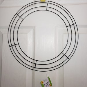 14 Inch Wire Wreath Form Metal Wreath Frame DIY Wreath Deco Mesh Burlap ...